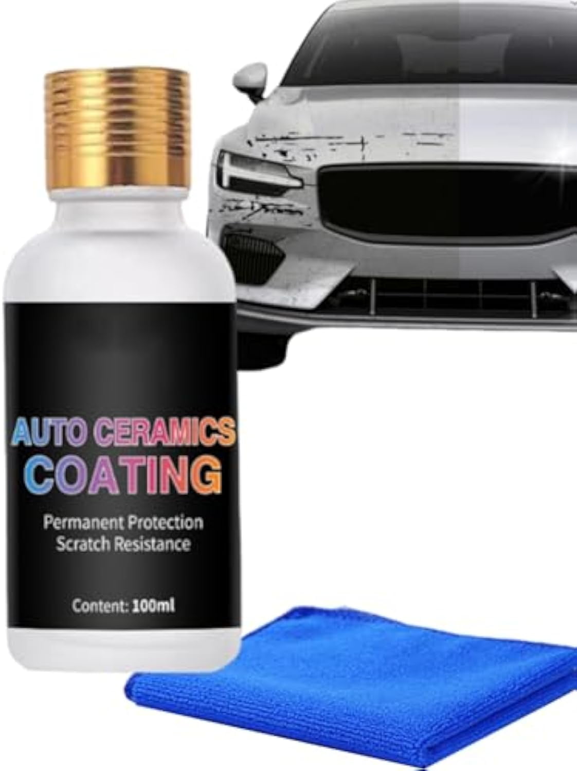 Molecu Gard Auto Ceramics Coating, 3.35 Fl Oz Molecu guard Car Wax ...