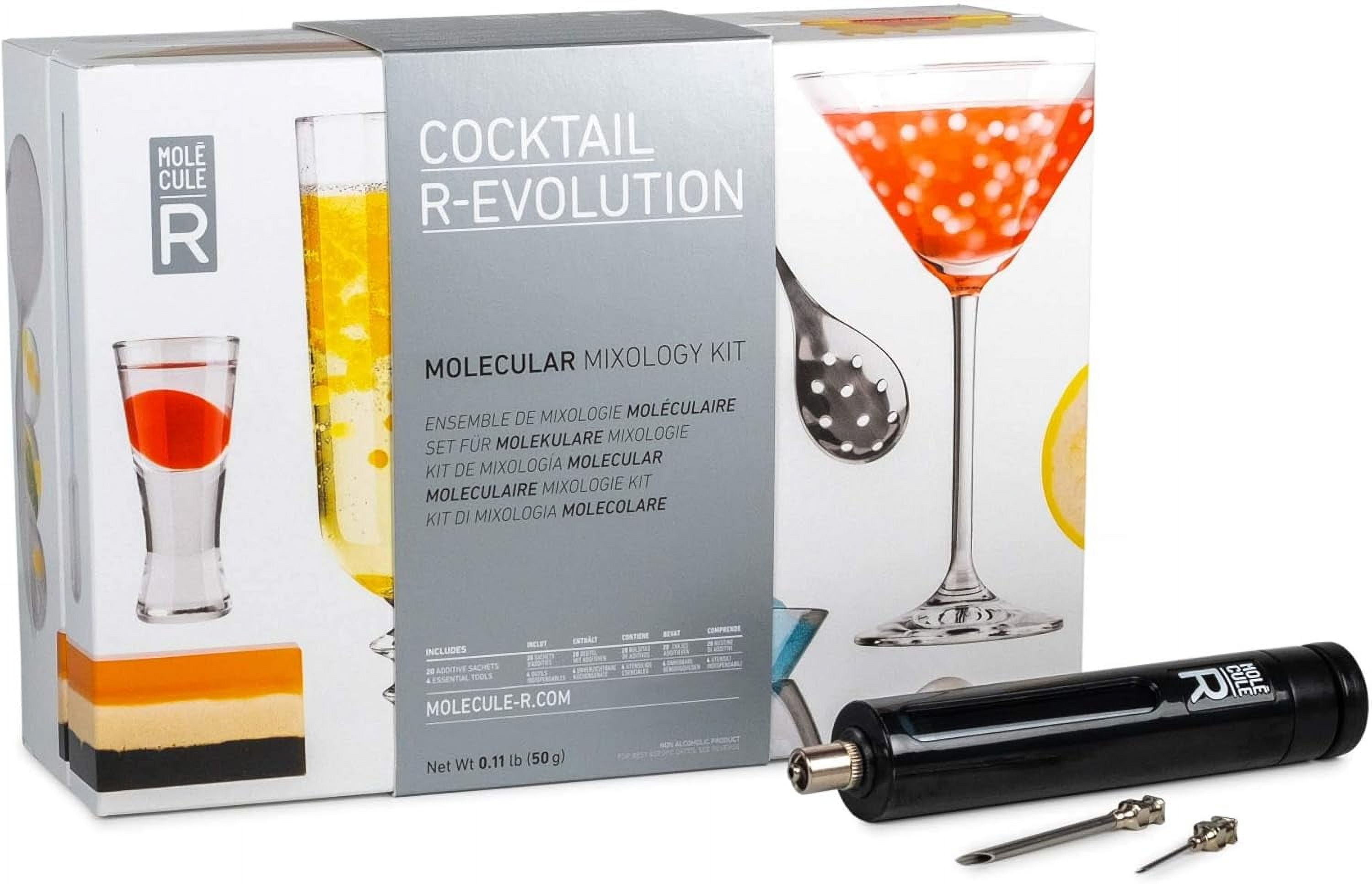 Molecular Gastronomy Cocktail Kit + Free Culinary Syringe - COCKTAIL R ...