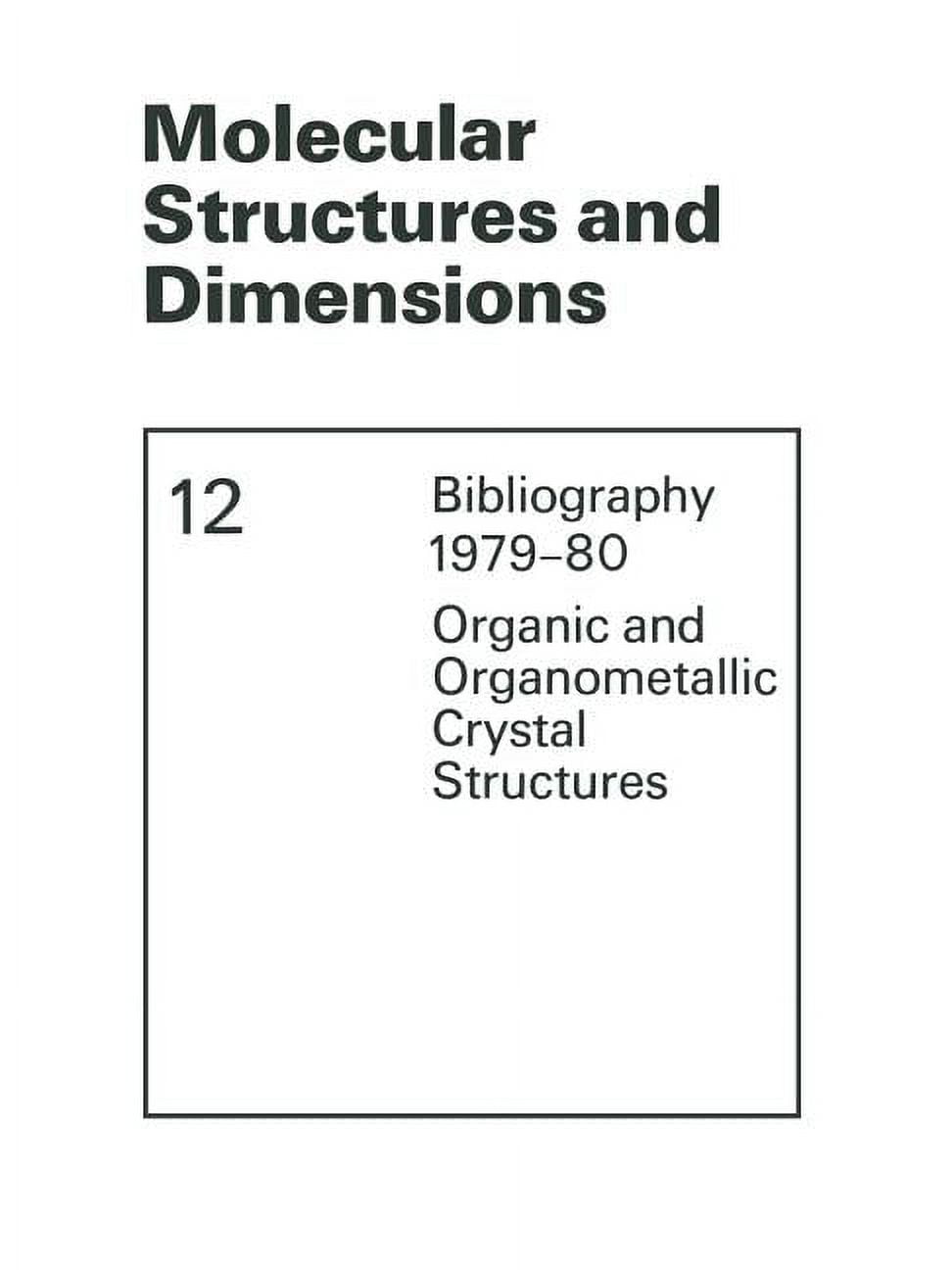 Molecular Structure and Dimensions: Molecular Structures and Dimensions ...