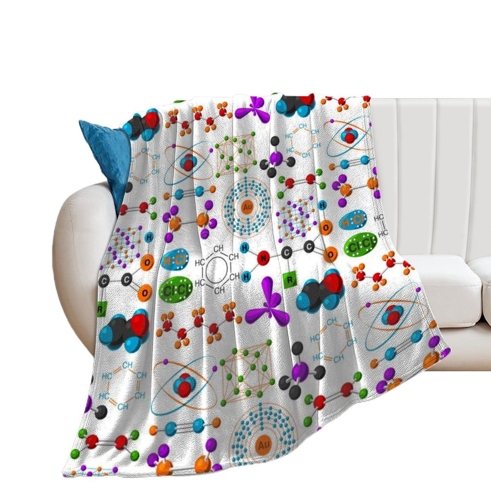 Molecular Structure Medical Evolution Life Ultra Soft Micro Fleece ...