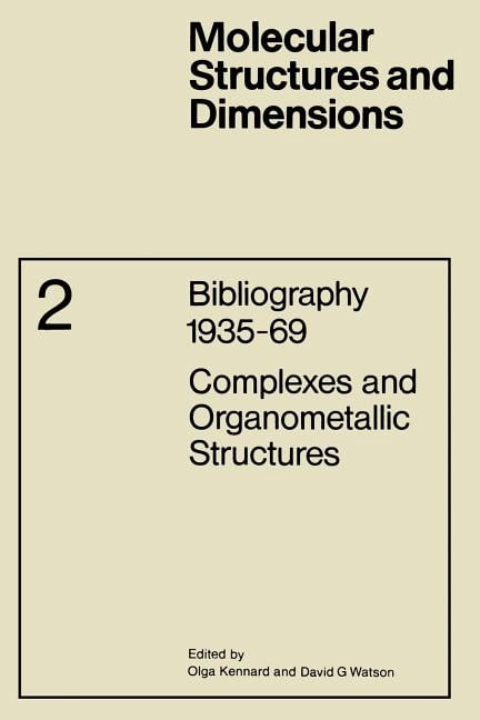 Molecular Structure and Dimensions Complexes and Organometallic ...
