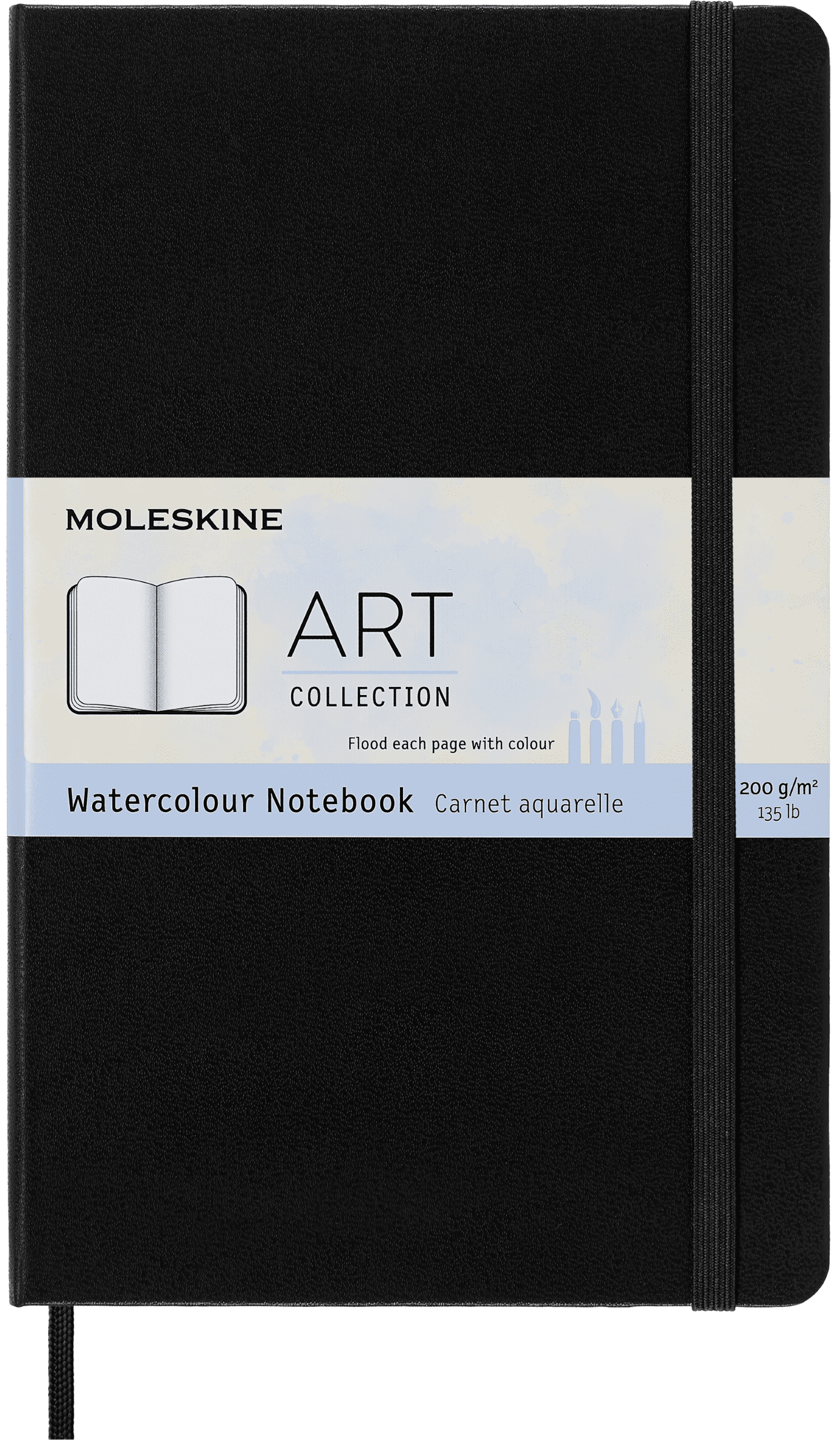 Moleskine Art Watercolour Notebook, Hard Cover, Large (5" x 8.25 ...