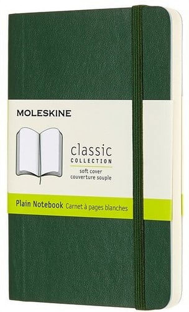 Moleskine Classic Collection Plain Writing Notebook, 3.5" x 5.5 ...