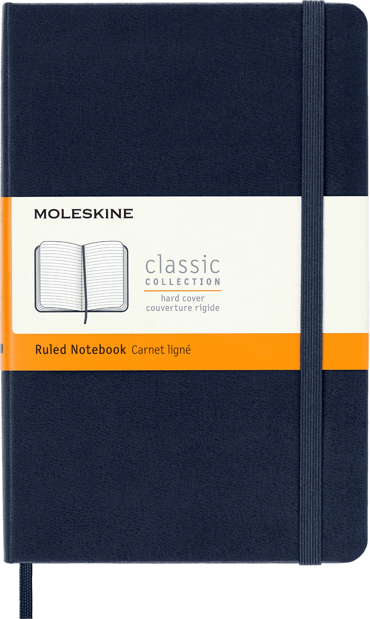 Moleskine Classic Notebook, Hard Cover, Medium (4.5" x 7"), Ruled ...