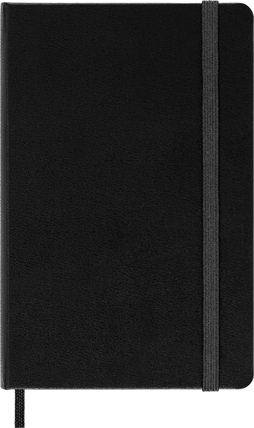 Moleskine Classic Notebook, Hard Cover, Pocket (3.5" x 5.5") Squared ...