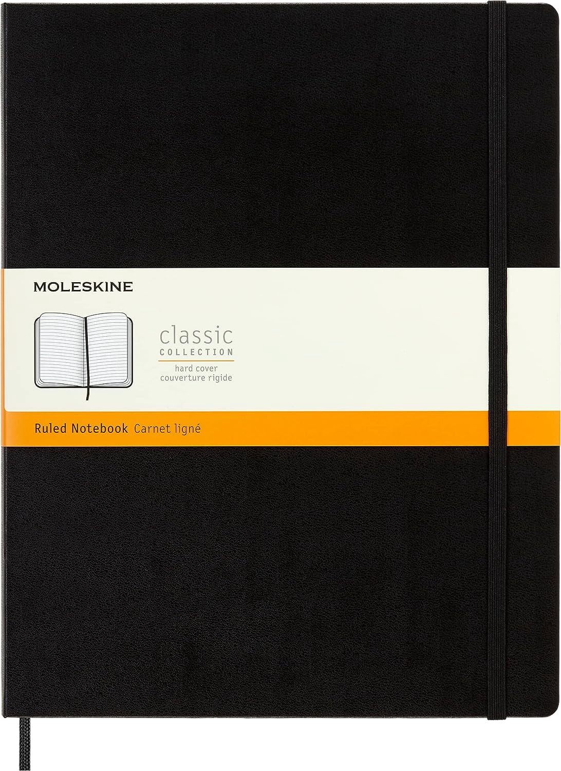Moleskine Classic Notebook, Hard Cover, XXL (8.5