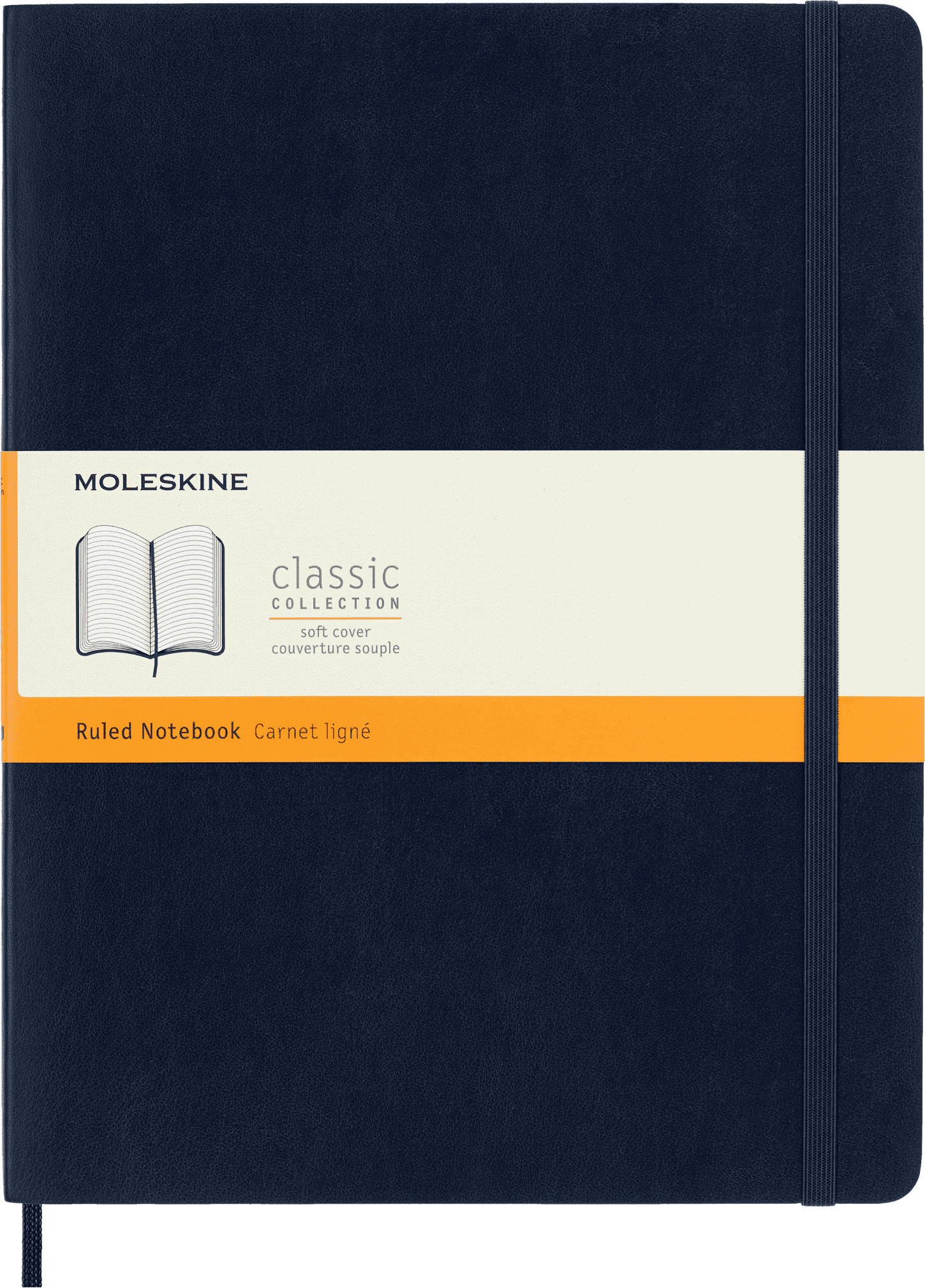 Moleskine Classic Notebook, Soft Cover, XL (7.5" x 9.75"), Ruled ...