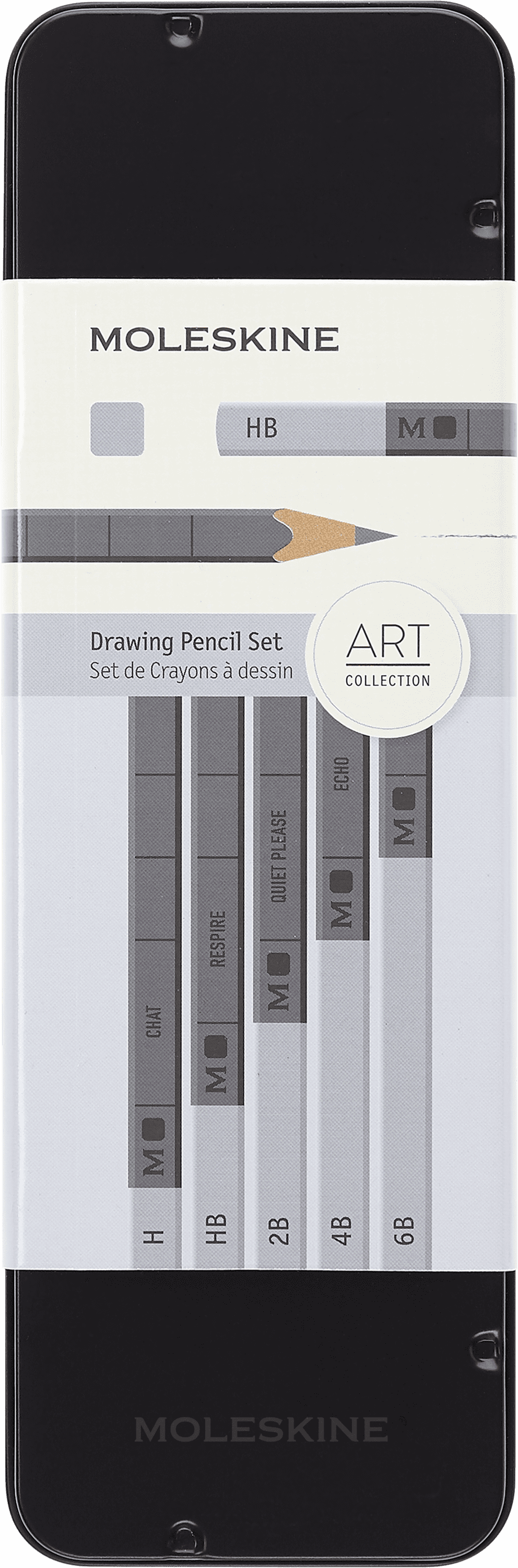 Moleskine Drawing Pencil Set, Graphite, 5 Pieces - Walmart.com