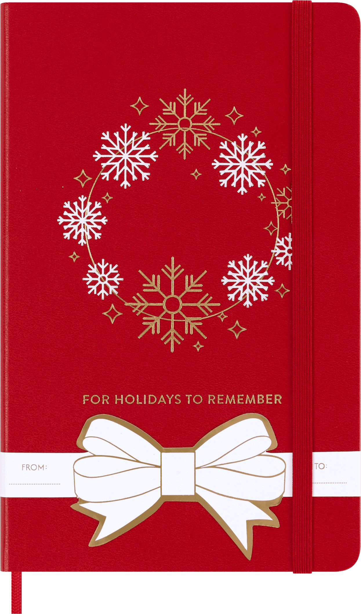 Moleskine Festive Holiday Notebook, Hard Cover, Ruled, Large (5" x 8.25 ...