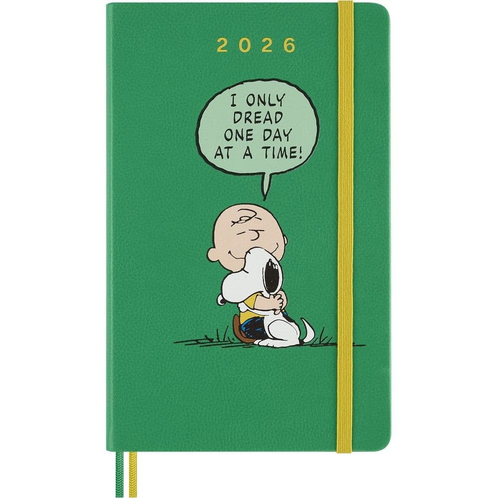 Moleskine, Peanuts Green Weekly 2026 Planner, 5.25'' X 8.3'', 12-Month ...