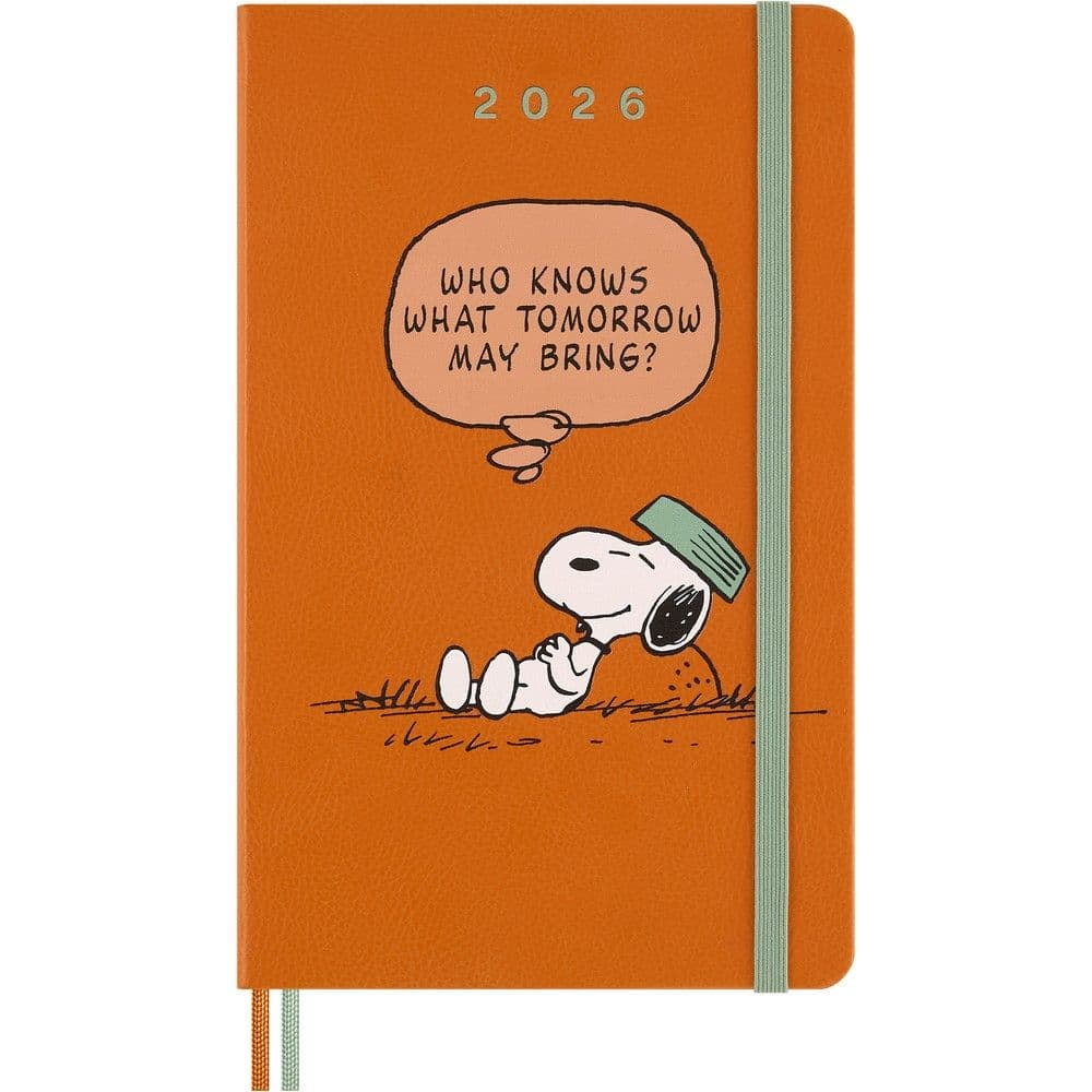 Moleskine, Peanuts Orange Weekly 2026 Planner, 5.25'' X 8.35'', 12 ...