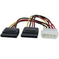 Molex to SATA Power Y Splitter Adaptor Cable Lead 2 Way 4 Pin To 2 x 15 ...