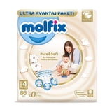 Molfix Pure & Soft Maxi 4 Size Baby Diapers 86 pcs - Walmart Business ...