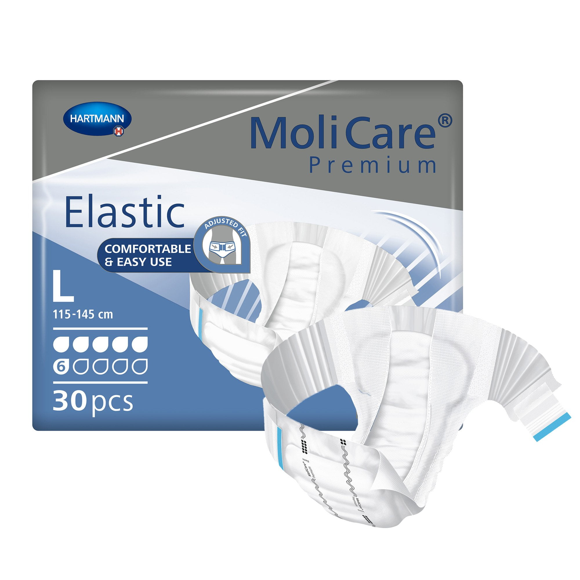 MoliCare Premium Incontinence Brief, 6D - Moderate Absorbency Adult ...