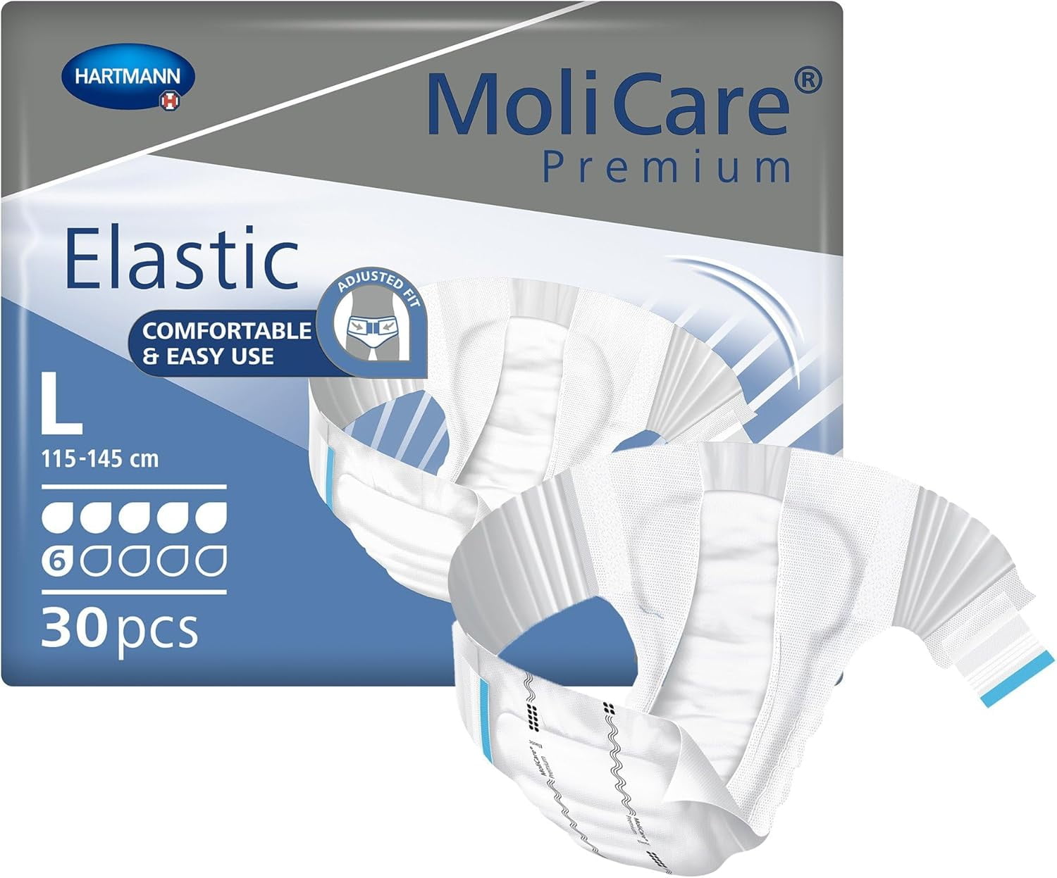 MoliCare Premium Incontinence Brief, 6D - Moderate Absorbency Adult ...