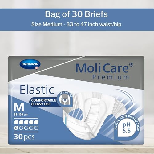 MoliCare Premium Incontinence Brief, 6D - Moderate Absorbency Adult ...