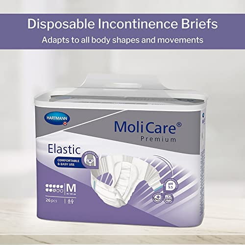 MoliCare Premium Incontinence Brief, 8D - Heavy Absorbency Adult Diaper ...