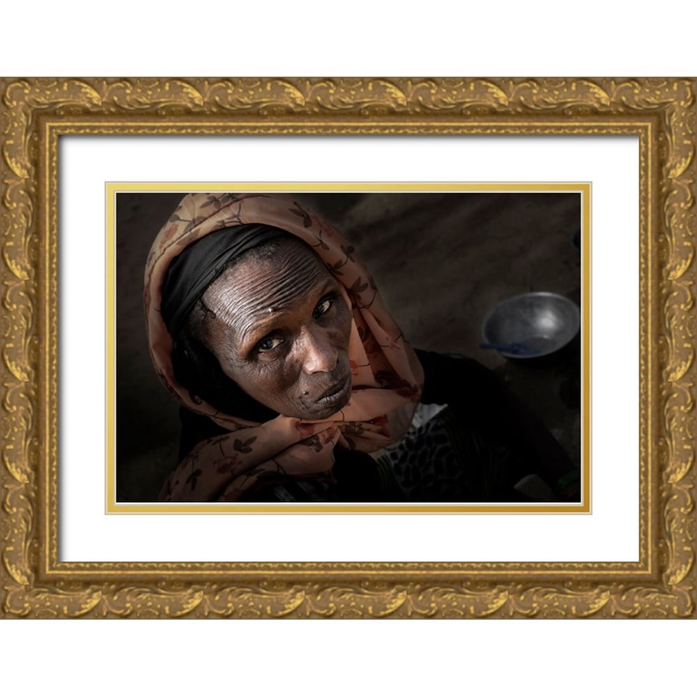 Molina, Elena 24x17 Gold Ornate Wood Framed with Double Matting Museum ...