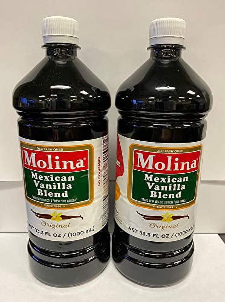 Vainilla Molina Mexican Vanilla Blend, 33.3 Oz, 1000 Ml Vanillin ...