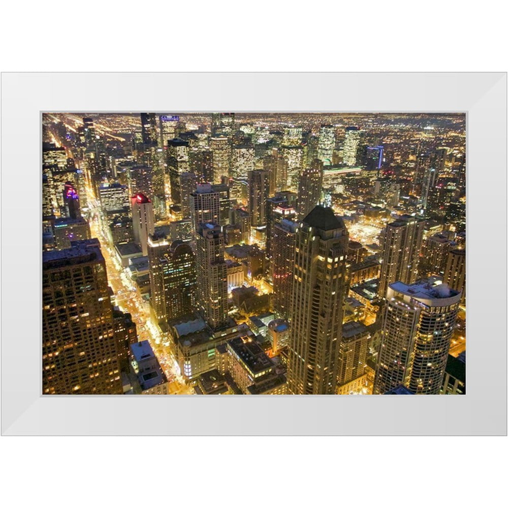 Molinari, Michele 32x23 White Modern Wood Framed Museum Art Print ...