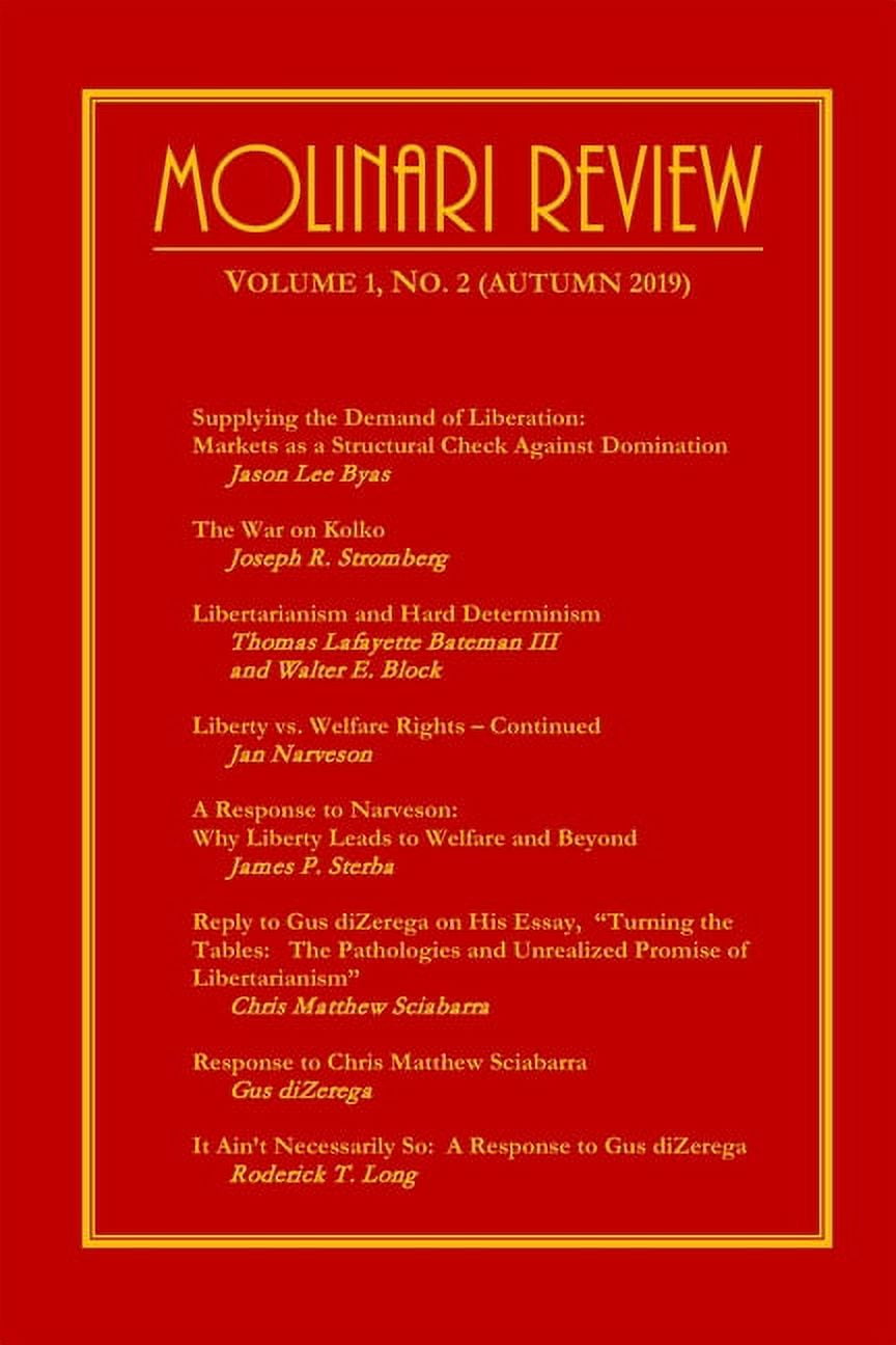 Molinari Review: Molinari Review Volume 1, No. 2 (Autumn 2019 ...