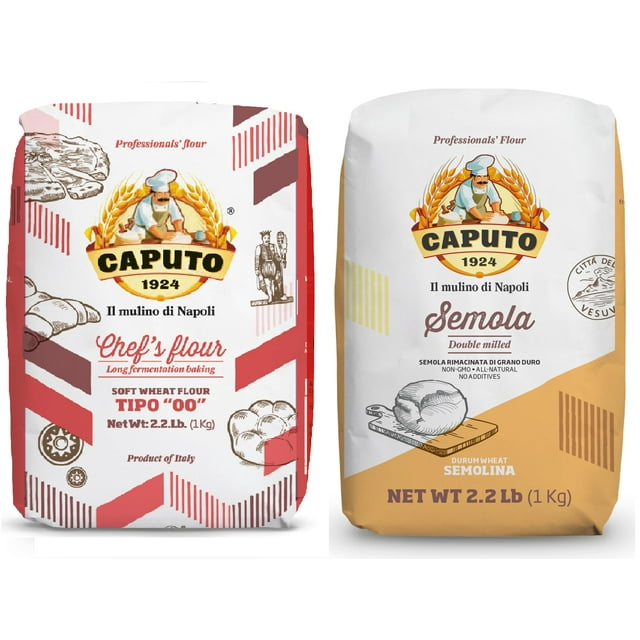 Molino Antimo Caputo Napoli '00' Flour + Semola Flour - Walmart.com