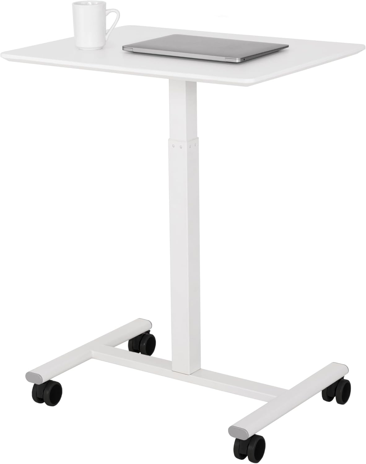 Molivia Airlift Height Adjustable Pneumatic Laptop Sit Stand Desk ...
