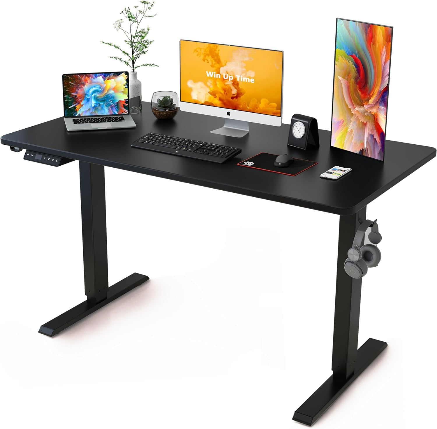 Molivia Electric Standing Desk - Sit to Stand Desks for Home Office ...