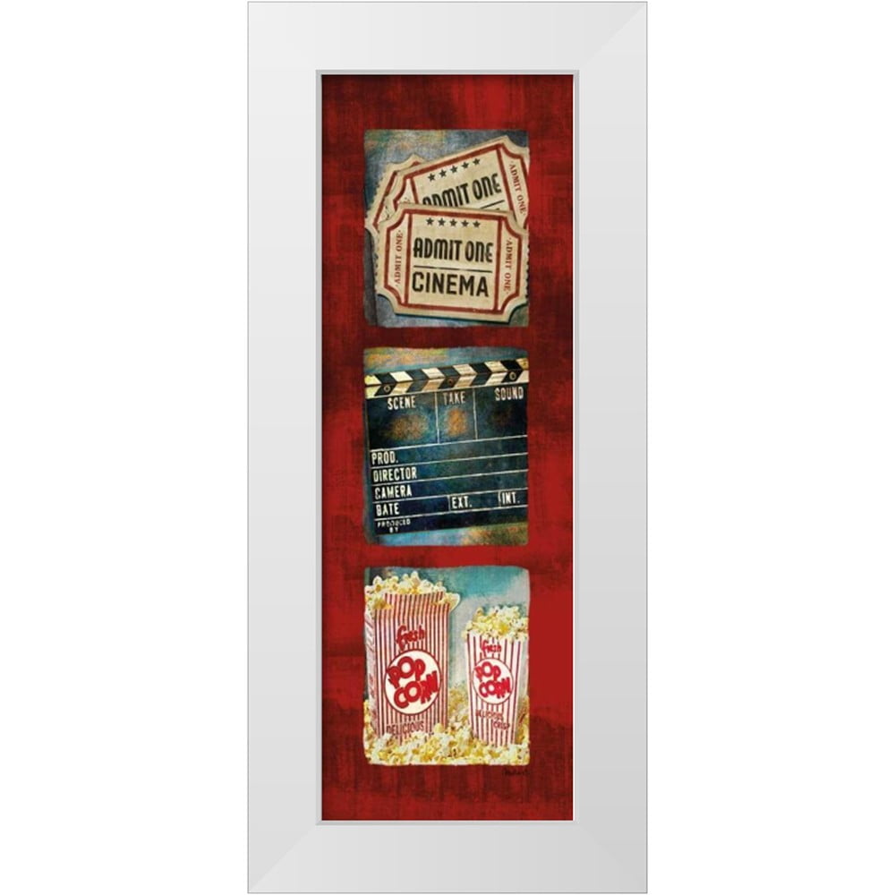 Mollie B. 7x14 White Modern Wood Framed Museum Art Print Titled - Admit ...