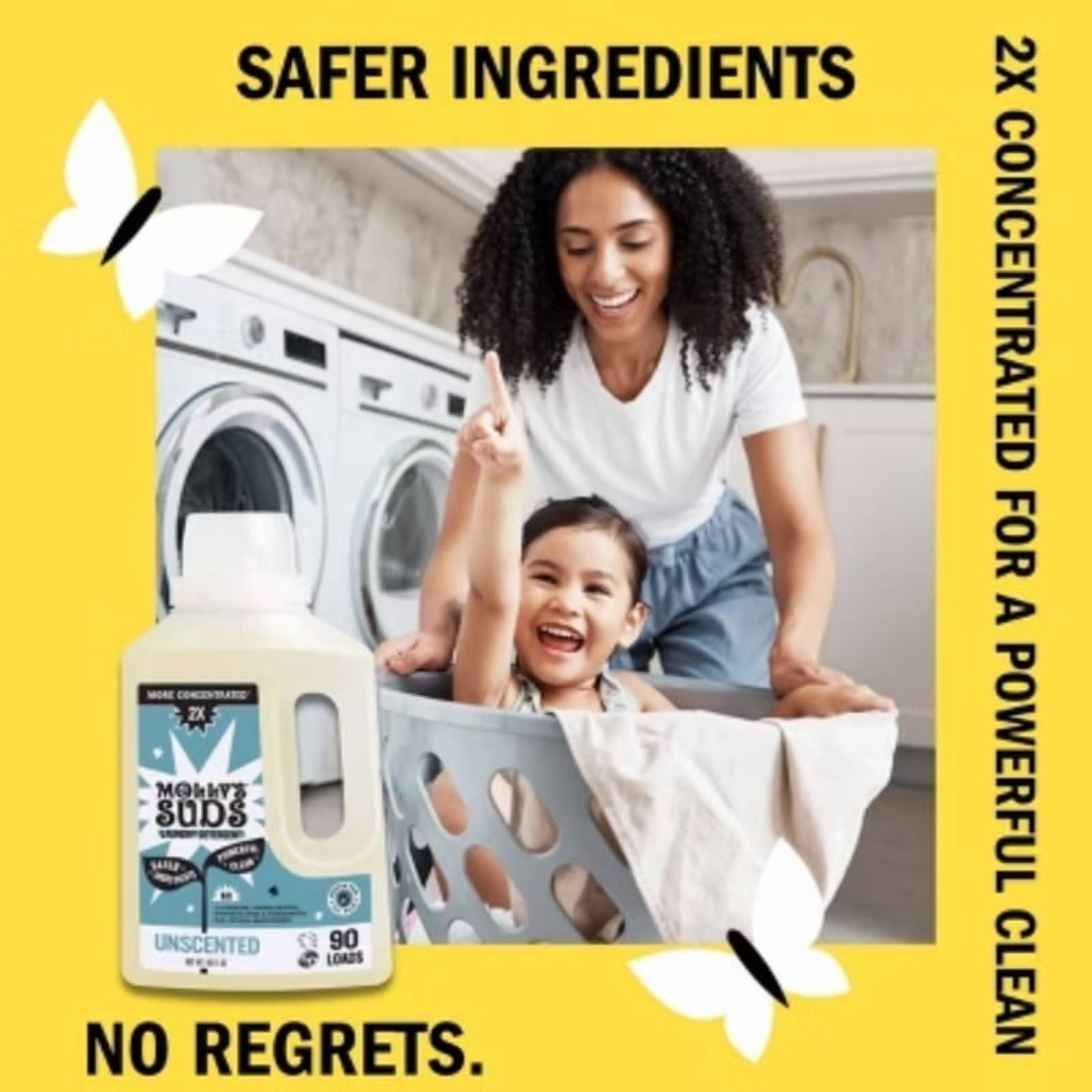 Molly's Suds Liquid Laundry Detergent - Unscented - 46 fl oz - Walmart.com