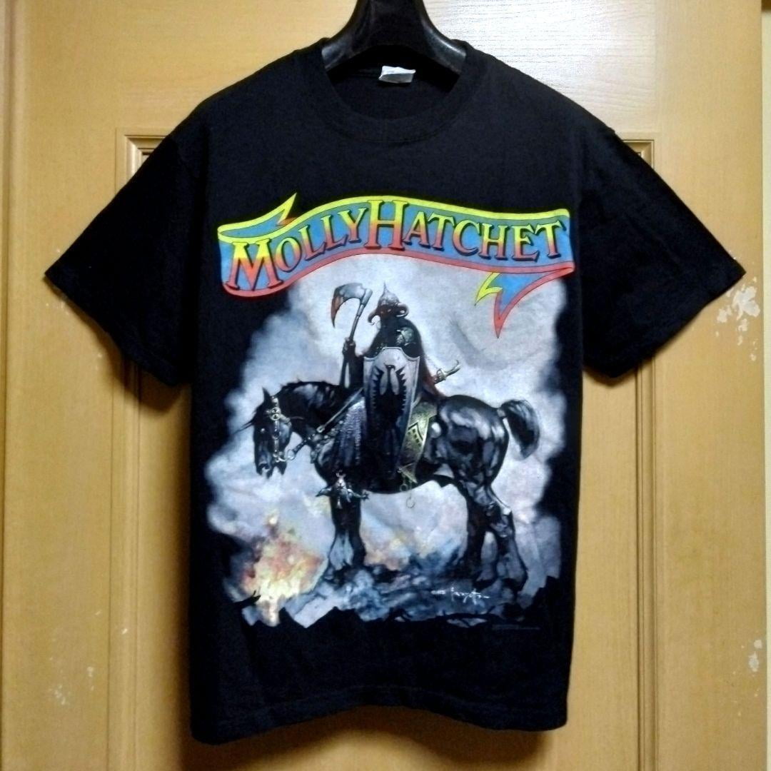 Molly Hatchet rock band T-shirt Molly Hatchet 90s basic black tee ...