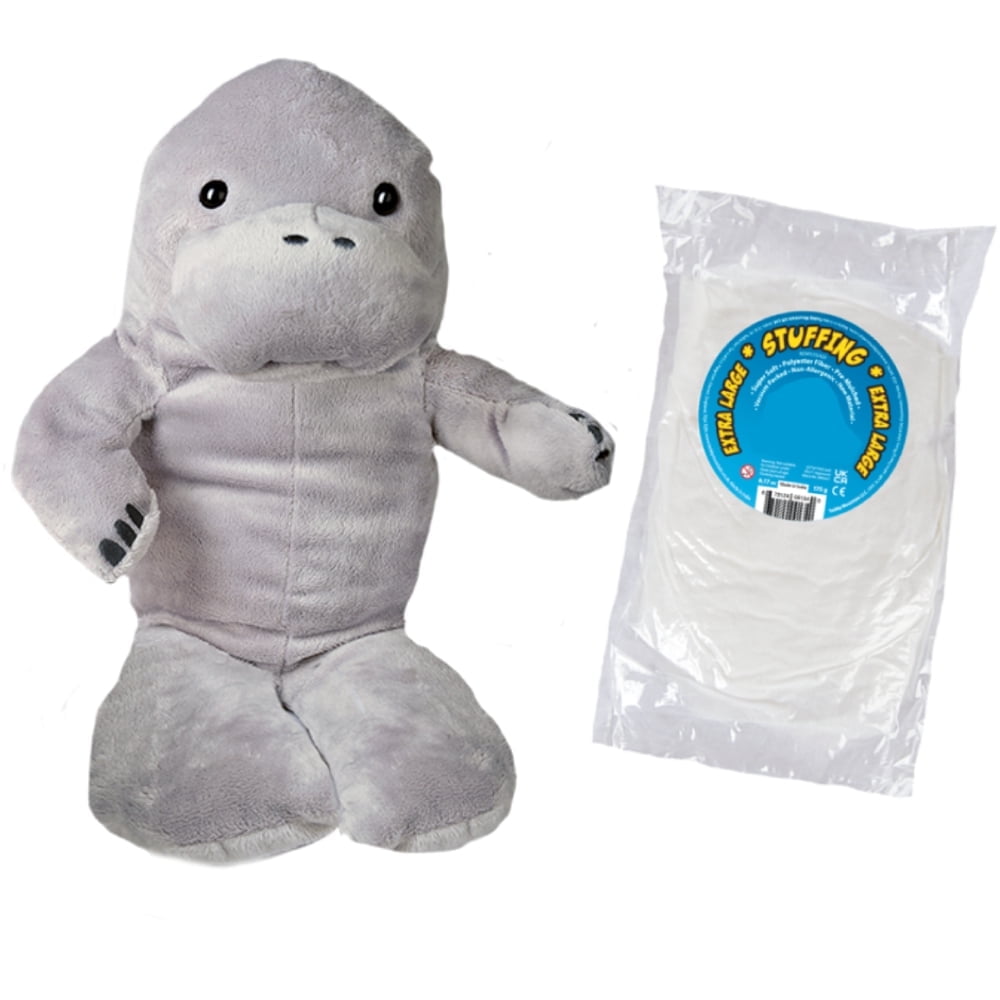 Molly The Manatee Plush Toy Skin, DIY 16" Toy Kits with Hand Stuffing ...