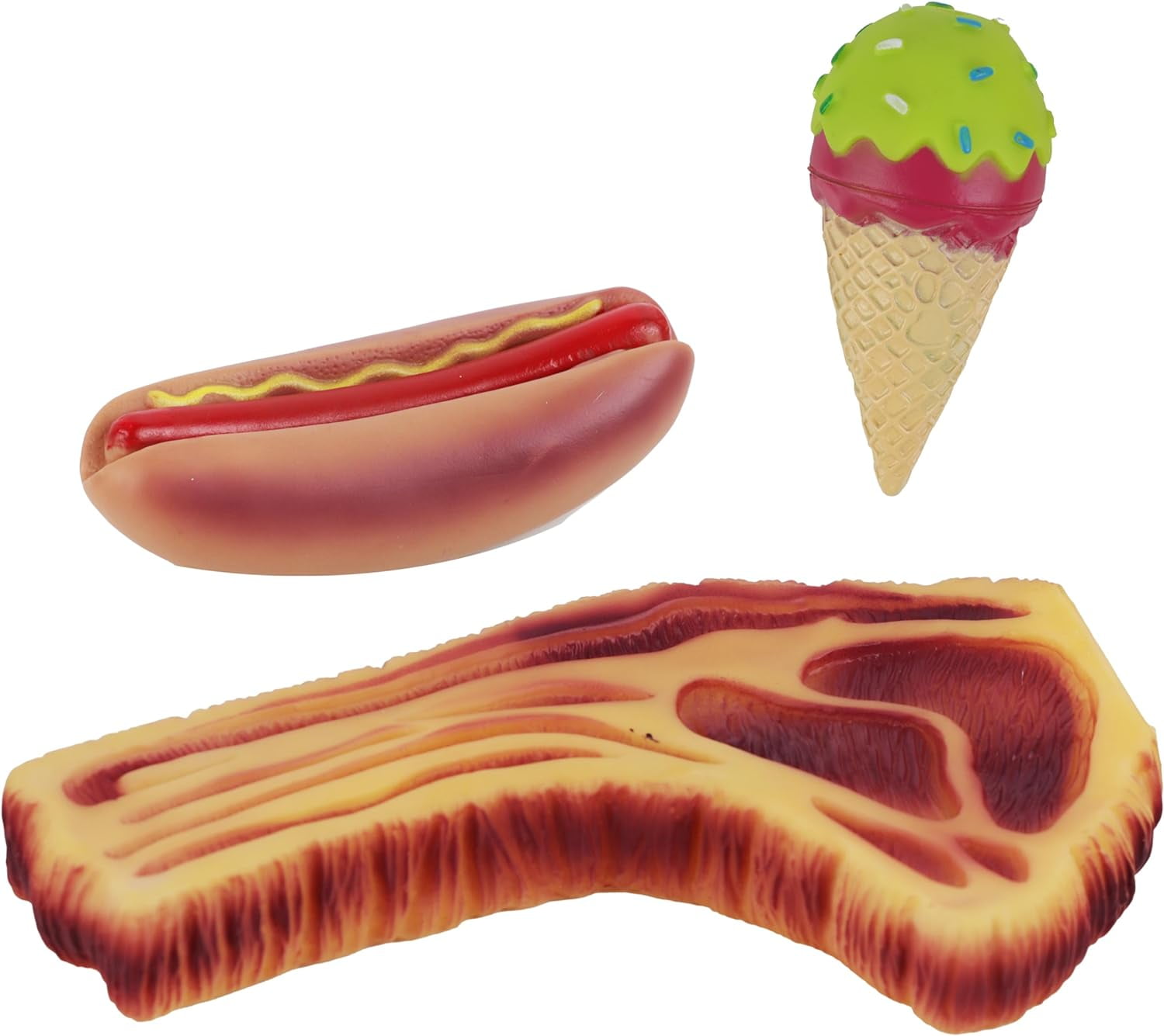 Molly & Mo Dog Chew Toys Squeaky Assorted Sizes for Different Breeds ...