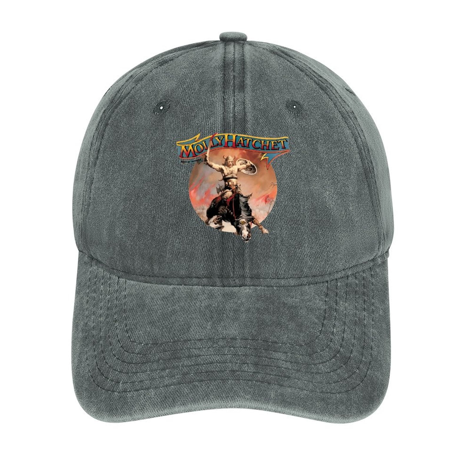 Molly Music Hatchet Groovy Gray Cowboy Mesh Baseball Cap Adjustable ...