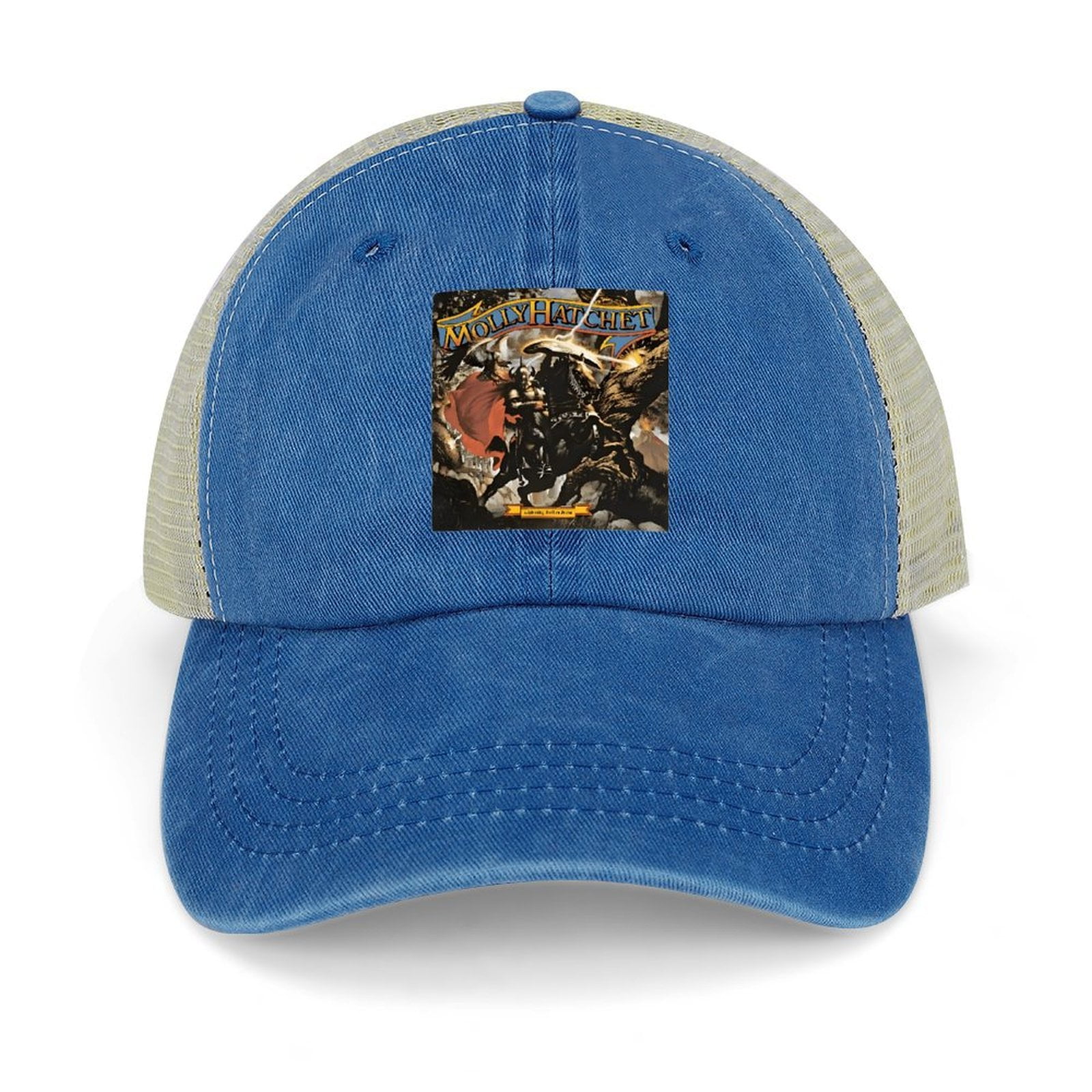 Molly Music Hatchet Spunky Dark Blue Hat Adjustable Unisex Denim ...