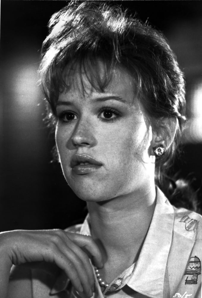 Molly Ringwald Close Up Portrait in Black and White Photo Print (24 x ...