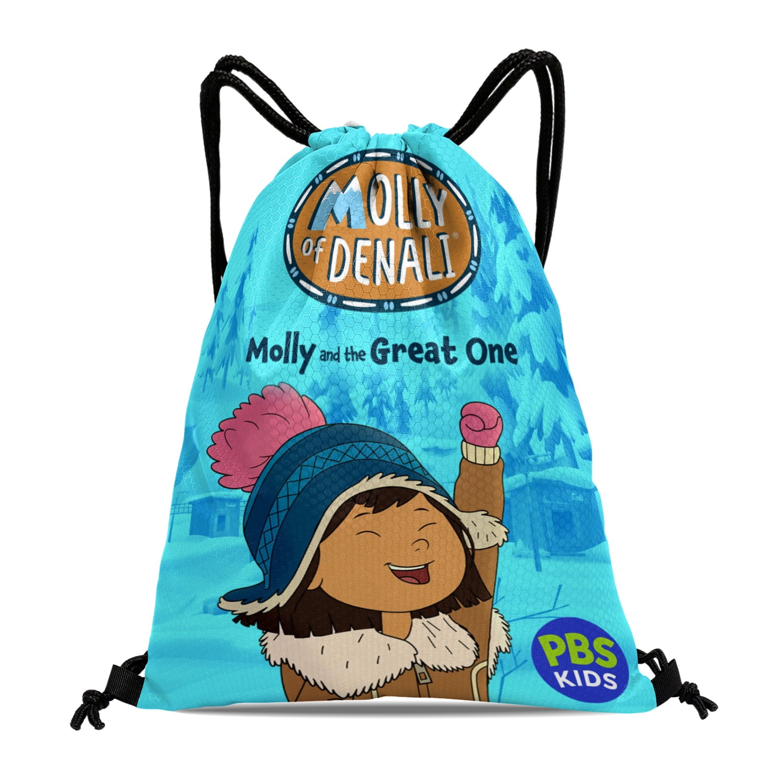Molly of Denali Drawstring Backpack Bag Party Favors Goodies Merch Gym ...