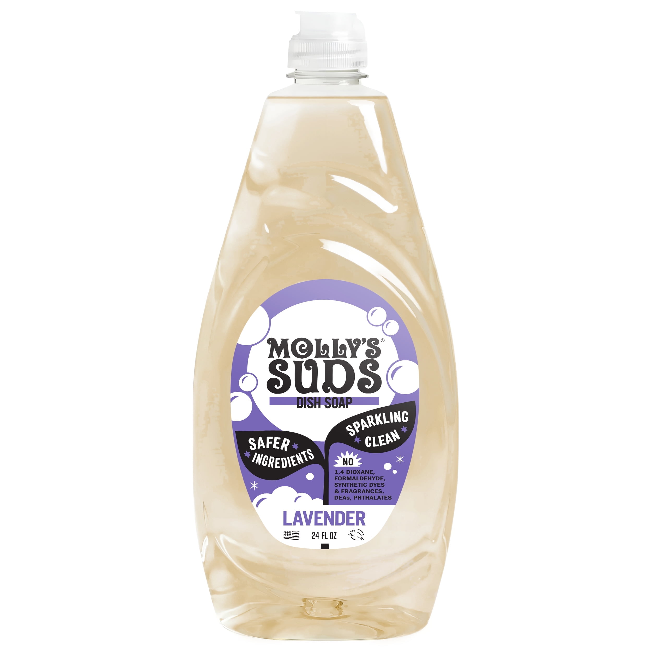 Molly's Suds Liquid Dish Soap | Simple Ingredients | Extra Scrubbing ...