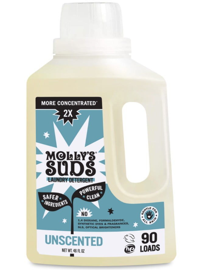 Molly's Suds 2x Concentrated Liquid Laundry Detergent for Sensitive ...