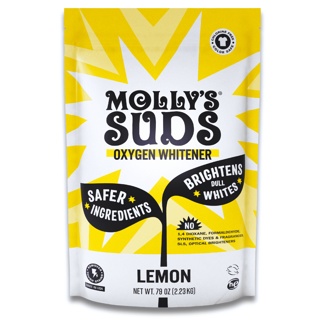 Molly's Suds Oxygen Whitener 79 oz Color-Safe Brightens Whites and ...