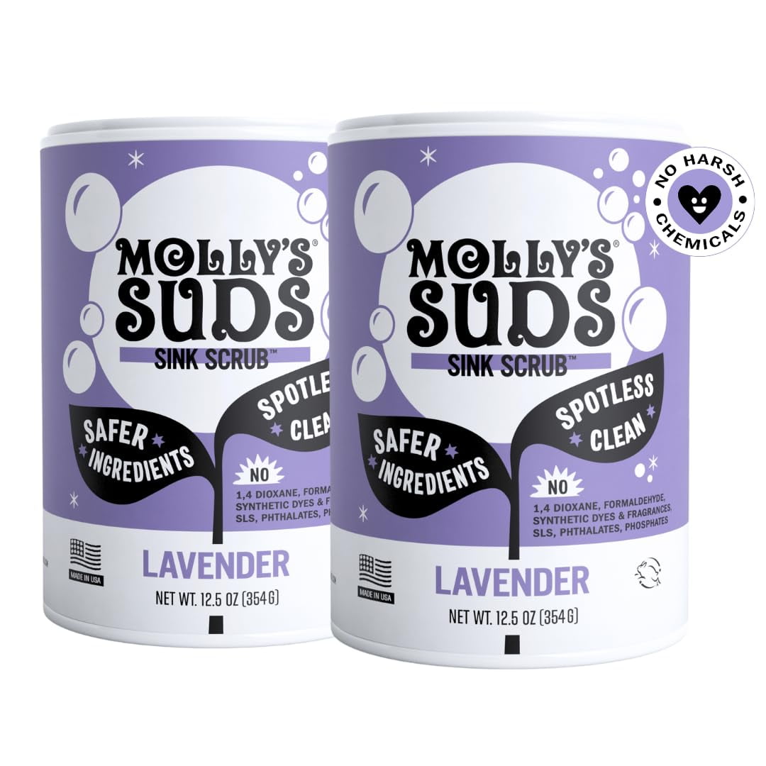 Molly's Suds Sink and All Purpose SCRUB | Gently Removes Stains, Scrubs ...