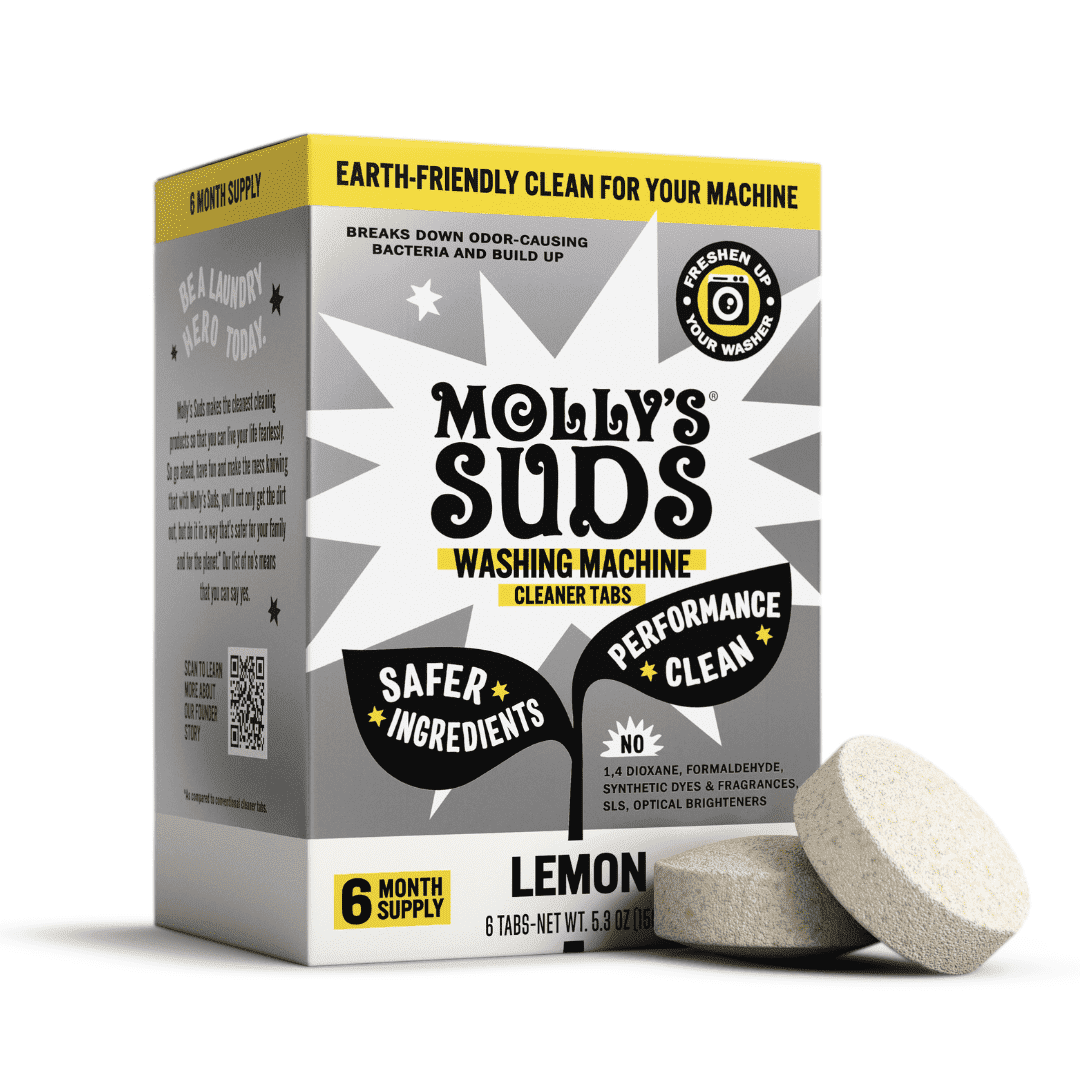 Molly's Suds Washing Machine Cleaner | Removes Odors & Grime (Citrus ...
