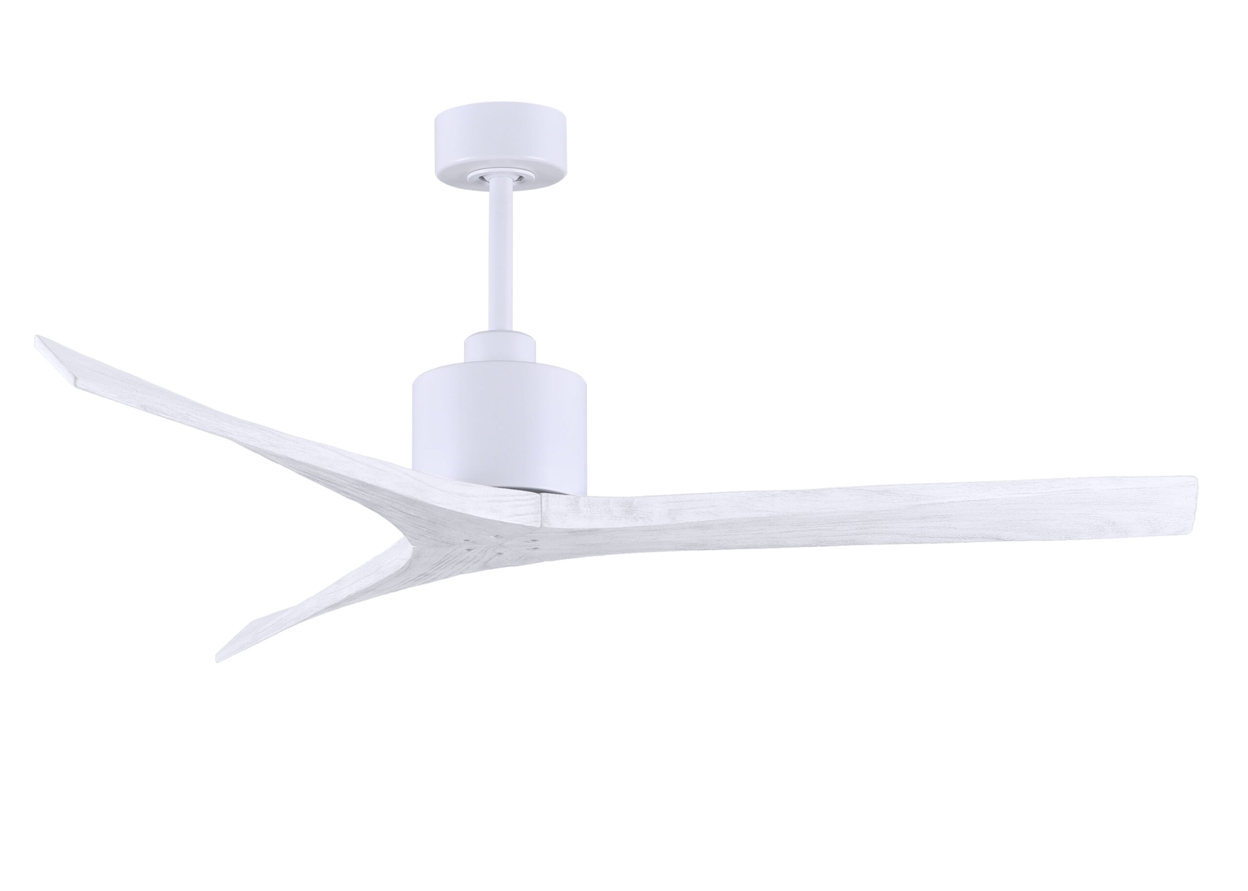 Mollywood 6-speed contemporary ceiling fan in Matte White finish with ...