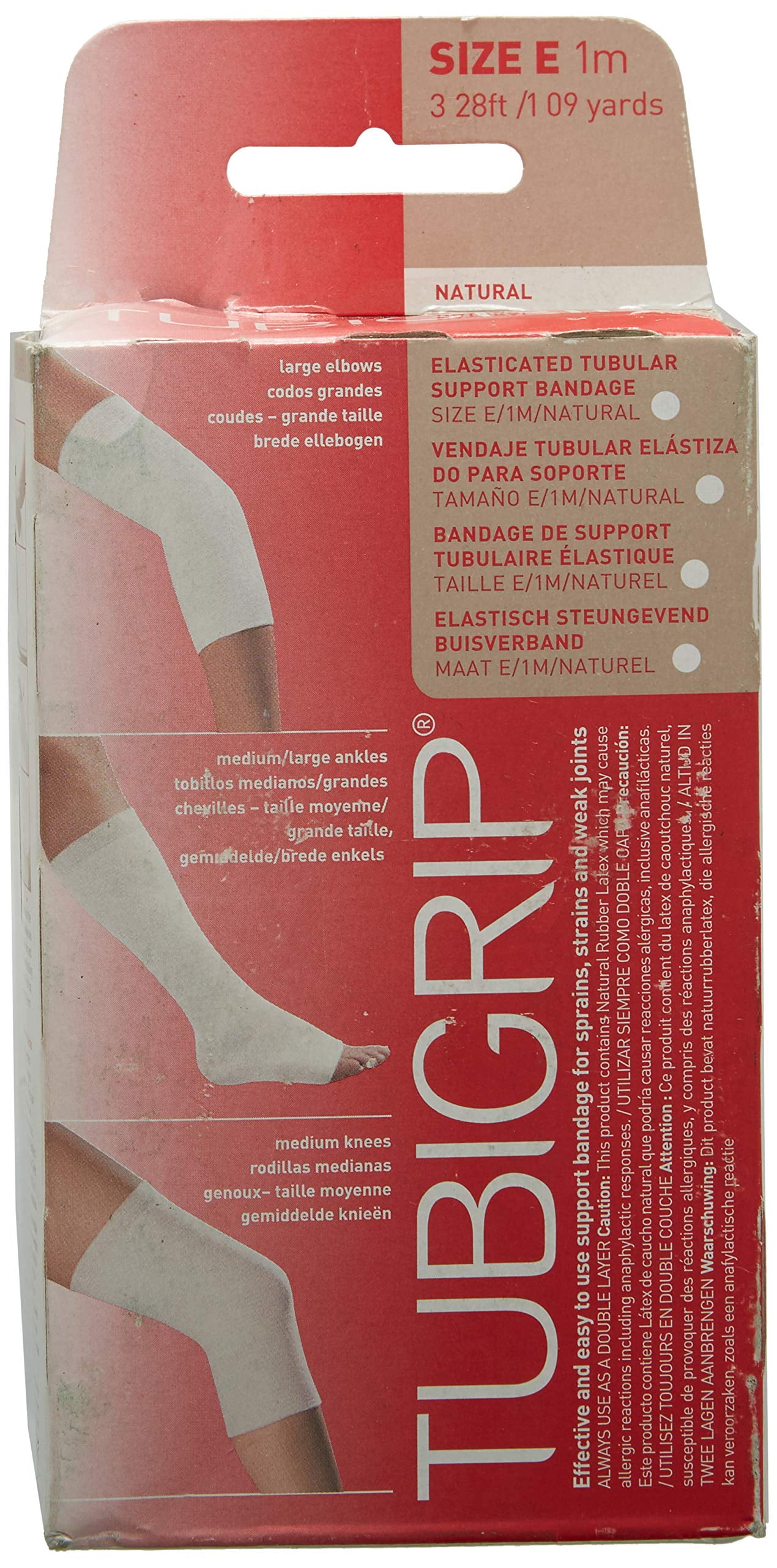 Molnlycke 1528 Tubigrip Multipurpose Tubular Bandage, Size E, 3.5 ...