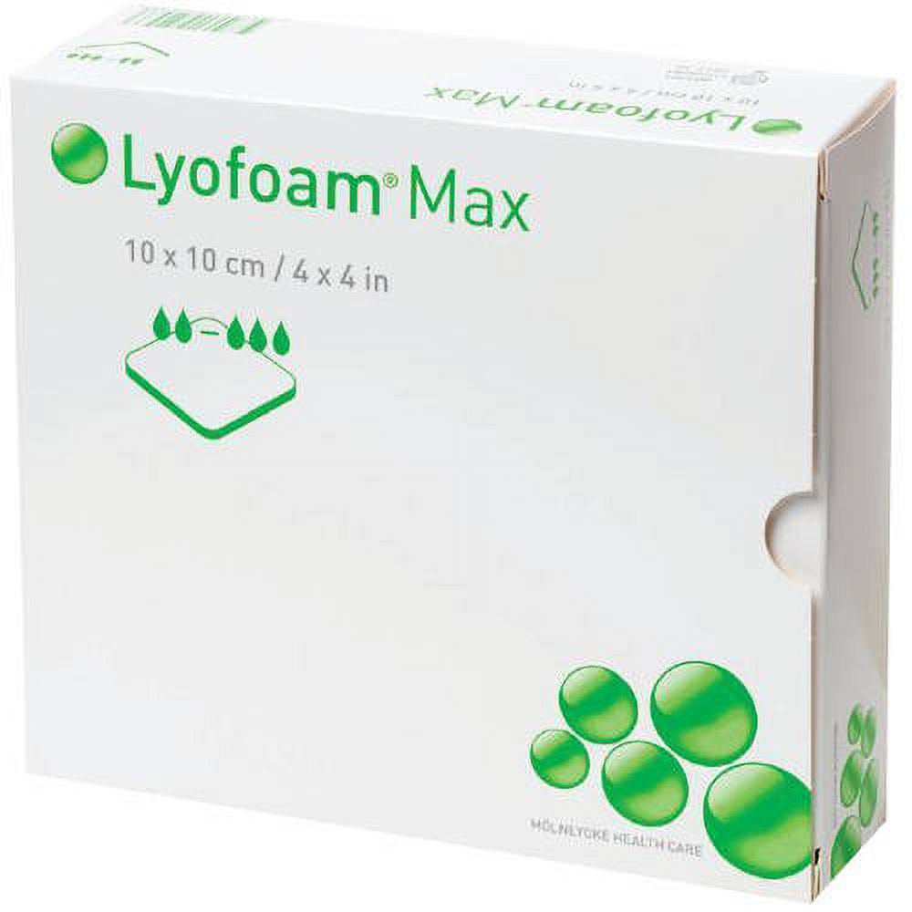 Molnlycke 603201 Lyofoam Max Dressing-10/Box - Walmart.com