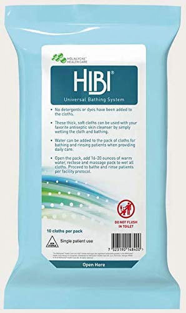 Molnlycke Health Care 59910 Hibi Universal Bathing System Cloths - 10pcs - Walmart.com