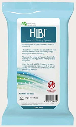 Molnlycke Hibi Universal Bathing System Cloths - Adult Whole Body ...