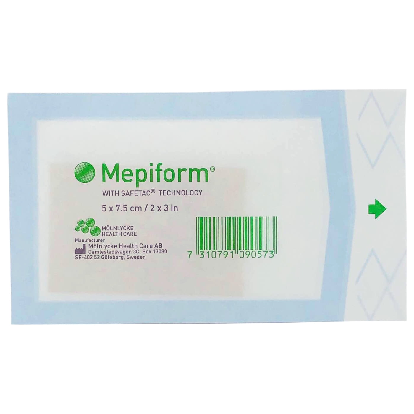 Molnlycke Mepiform Silicone Scar Dressing - 2" x 3" - Walmart Business ...