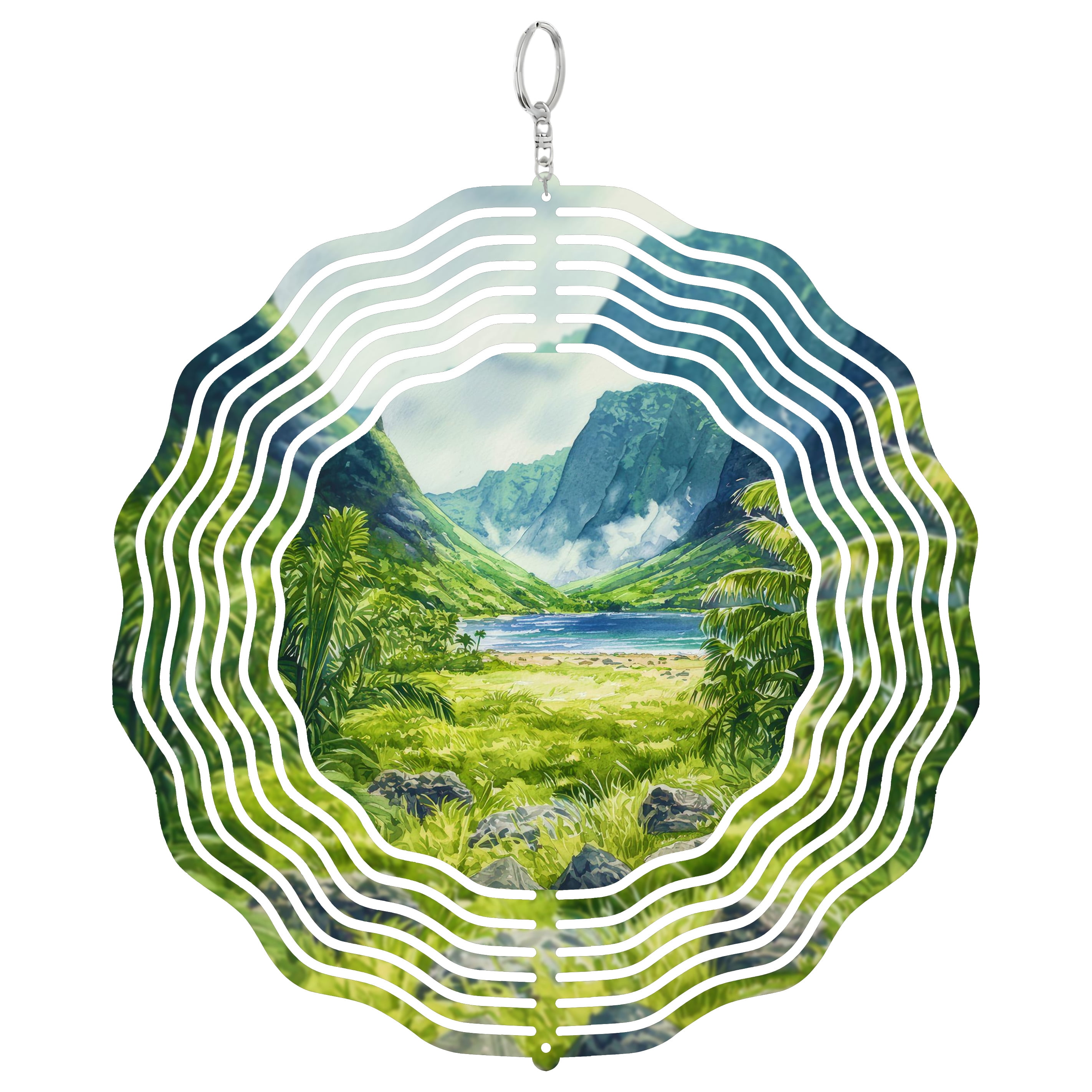 Molokai Lanai Islands Wind Spinner 3D Kinetic Patio Decor - Walmart.com
