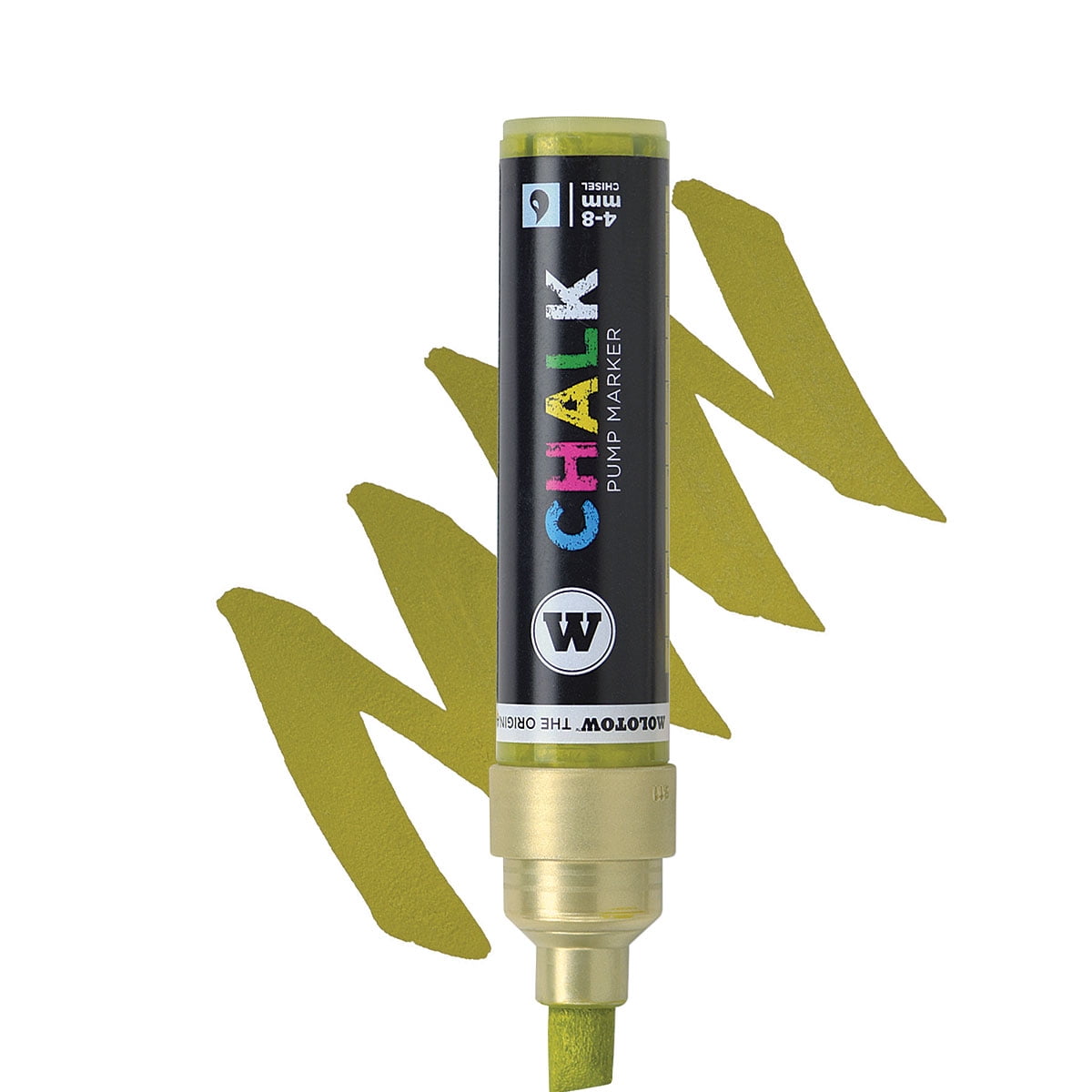 Molotow Chalk Marker - Metallic Gold, 4-8 mm - Walmart.com